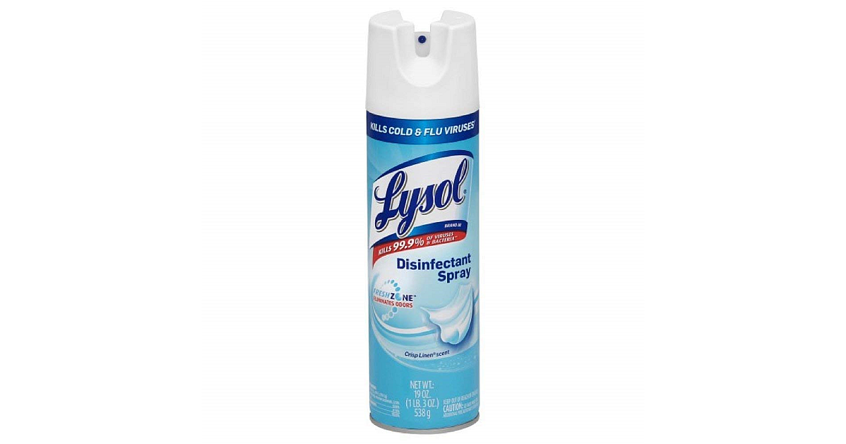 Buy LYSOL DISINFECTANT SPRAY KILLS 99.99% OF VIRUSES AND BACTERIA 19OZ ...