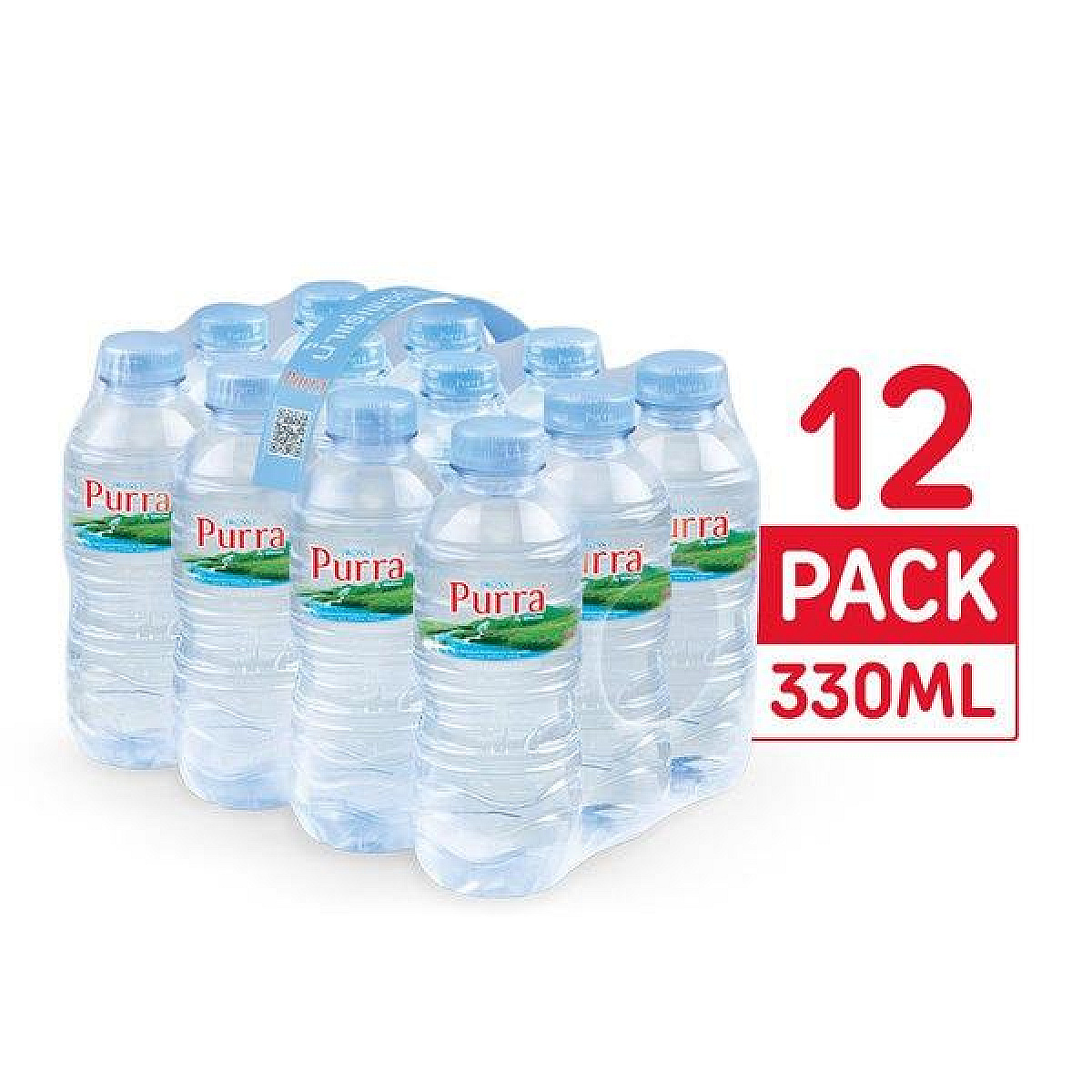 Buy Purra Natural Mineral Water 330ml*12 Online | La Rue Cambodia