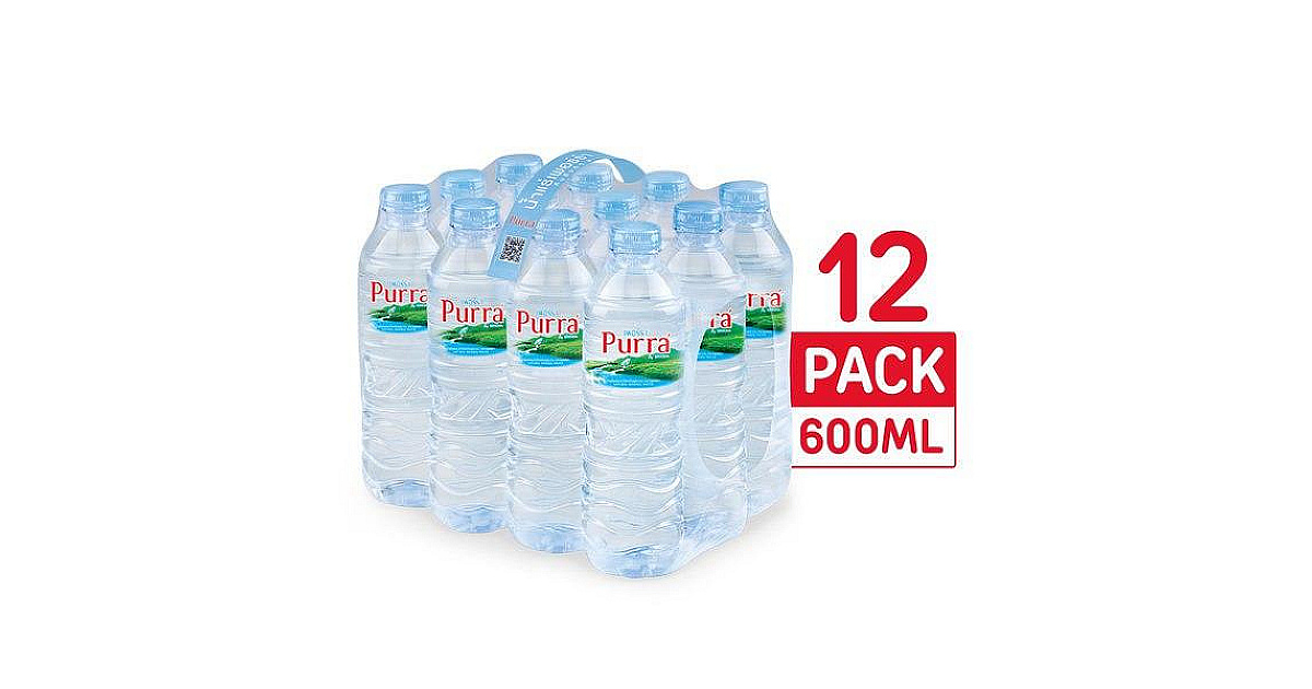 Buy Purra Natural Mineral Water 600ml*12 Online | La Rue Cambodia