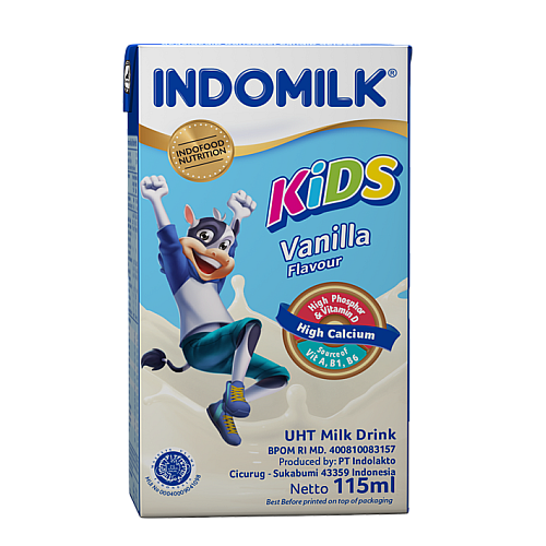 Buy Indomilk Vanilla 115ml (x2 Packages) Online | La Rue Cambodia
